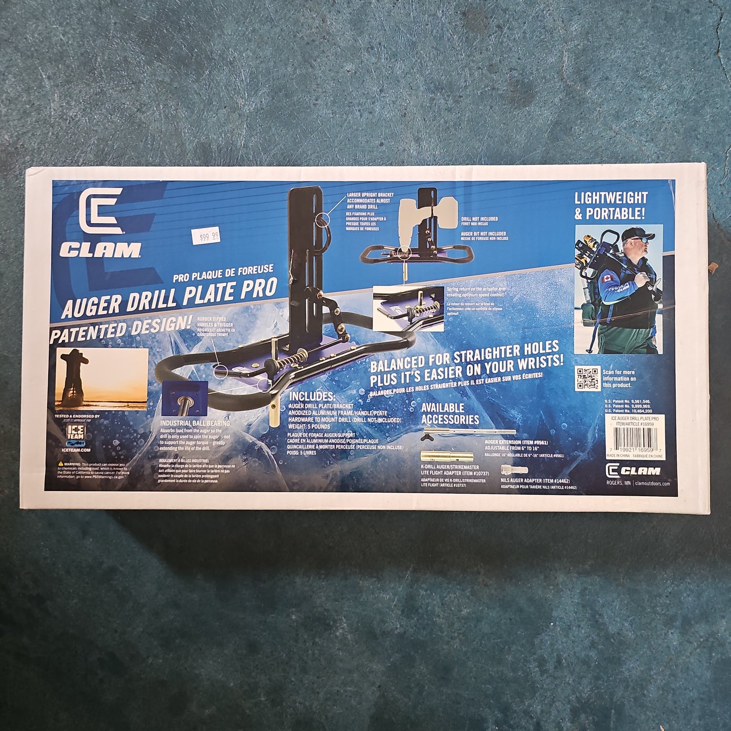 Clam Auger Drill Plate Pro – MasterB&H